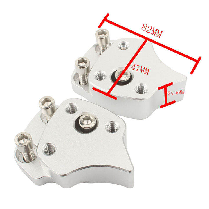 Handlebar Riser Spacer Kit Handle Bar Riser Mount Clamp For Yamaha ...