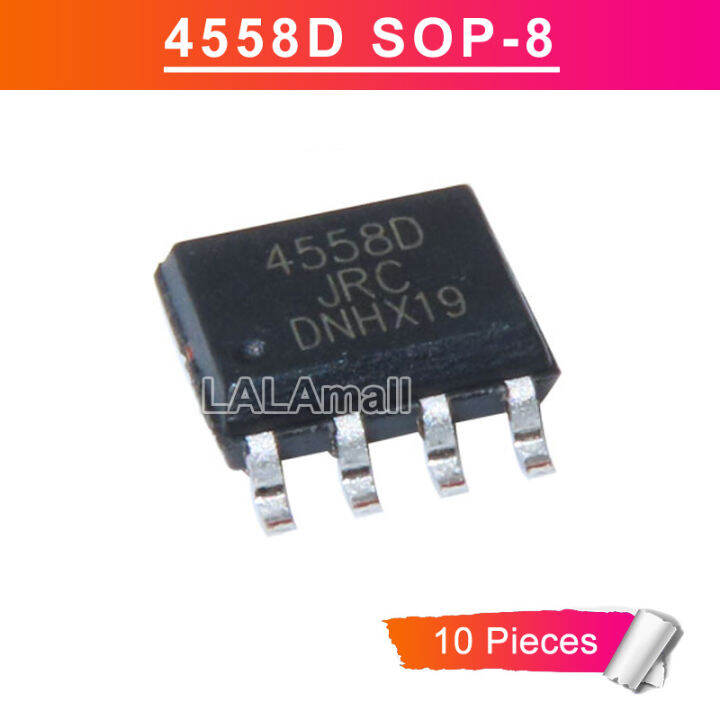 10ชิ้น4558D JRC SOP8 NJM4558D JRC4558D SOP-8 SMD Dual OP แอมป์ชิปใหม่ IC | Lazada.co.th