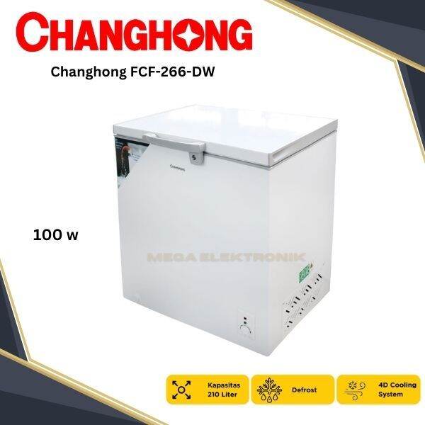 Changhong FCF-266-DW FCF266DW Chest Freezer Box 210 Liter | Lazada ...