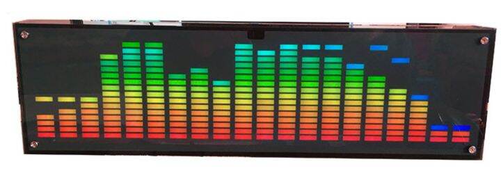 20-segment Full-color LED HiFi Spectrum Sub-spectrum Display DIY Kits ...