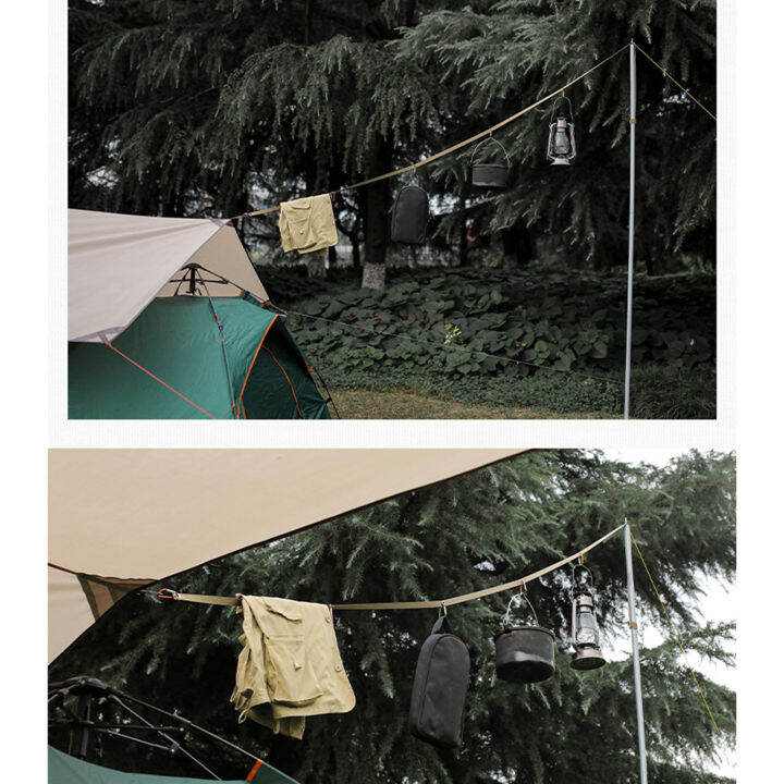 Tent Rope Canopy Nylon Strap with Buckles Quick-Release Hook-And-Loop ...