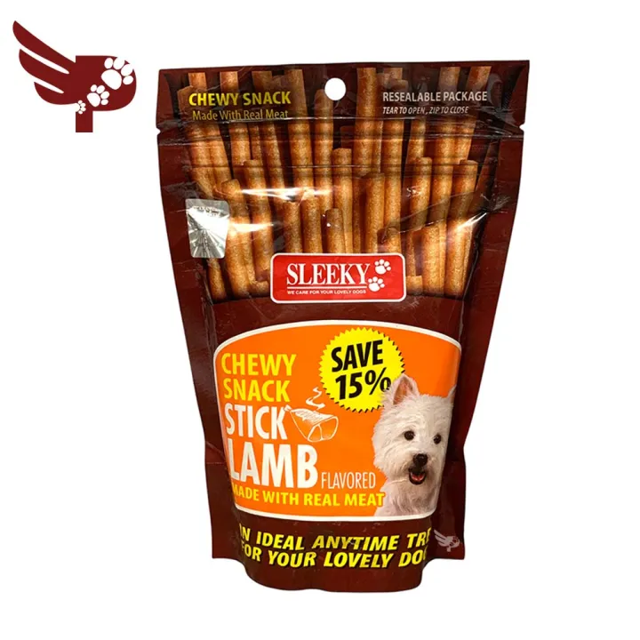 Sleeky Chewy Snack Stick 175g - Lamb Flavor - Dog Treats - petpoultryph ...