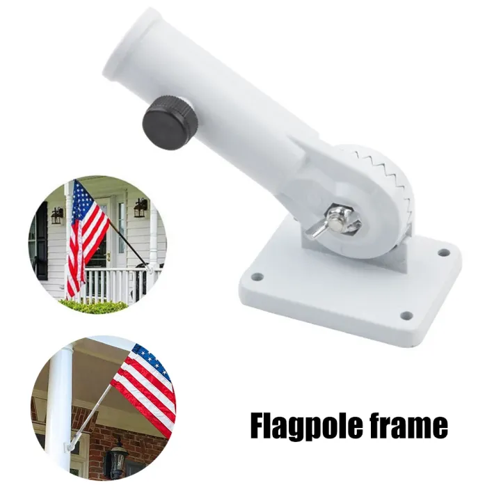 【hot】 Aluminum Adjustable Wall Mount Flag Holders Advertising Flagpole ...