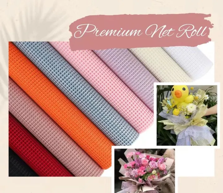 PREMIUM NET ROLL / kertas tisu buket / kertas buket / kertas cellophane ...