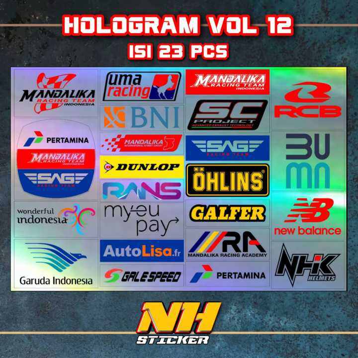 Stiker Motor Sticker Racing Pack Sponsor | Lazada Indonesia