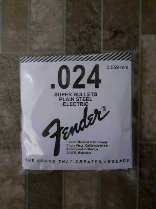 senar gitar fender lusinan 024 senar gitar fender lusinan no 4 | Lazada ...
