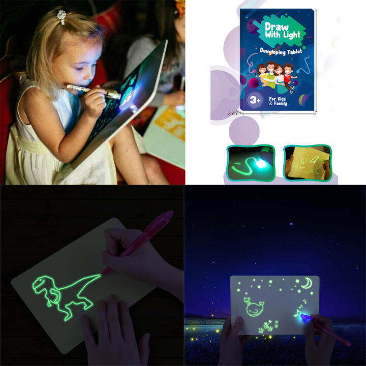 Draw Light Fun And Developing Toy Drawing Board Draw Educational Water ...