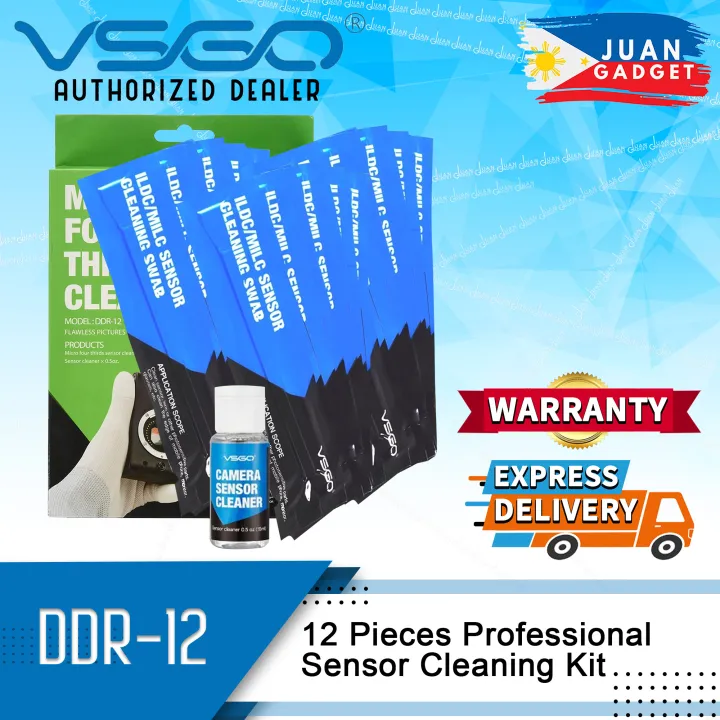 VSGO DDR-12 Sensor Cleaning Swab and Sensor Cleaner for Mirrorless (MILC) Cameras with Micro ...