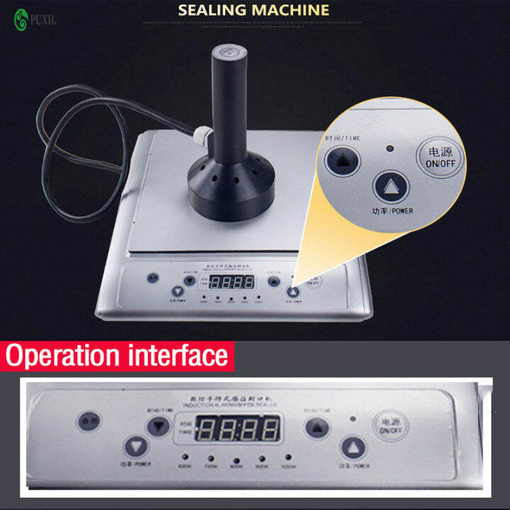 Electromagnetic induction aluminum foil sealing machine plastic bottle ...