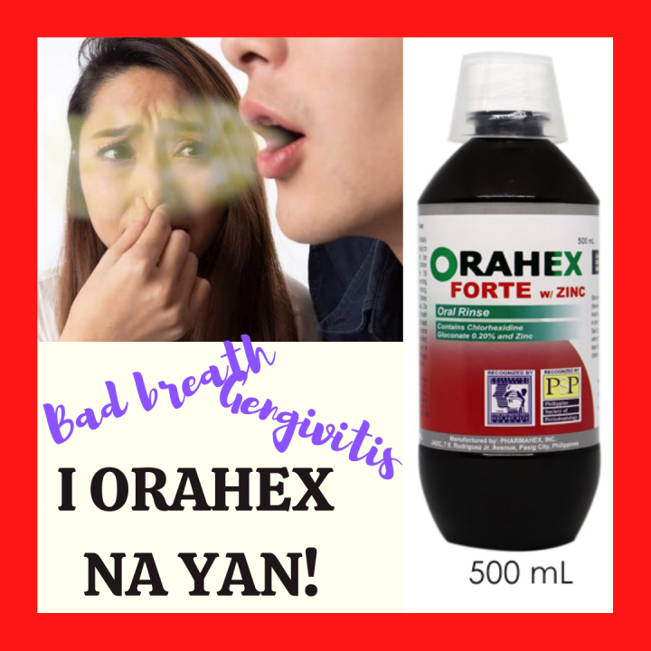 ORAHEX FORTE WITH ZINC (500ml): Gum DiseasesSore Throat ...