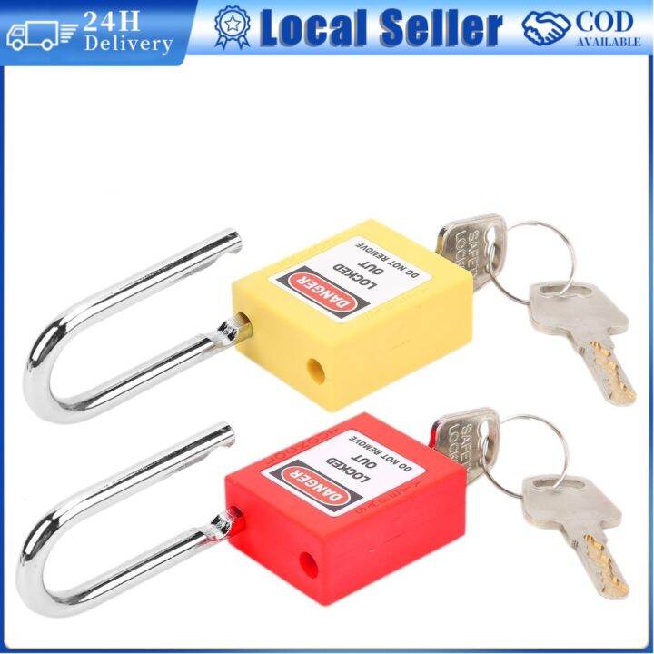 Industrial Safety Padlock Engineering Plastic ABS Lock Body LOTO Plug ...