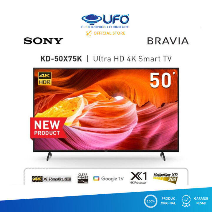 SONY KD50X75K LED 4K HDR SMART GOOGLE TV 50 INCH | Lazada Indonesia