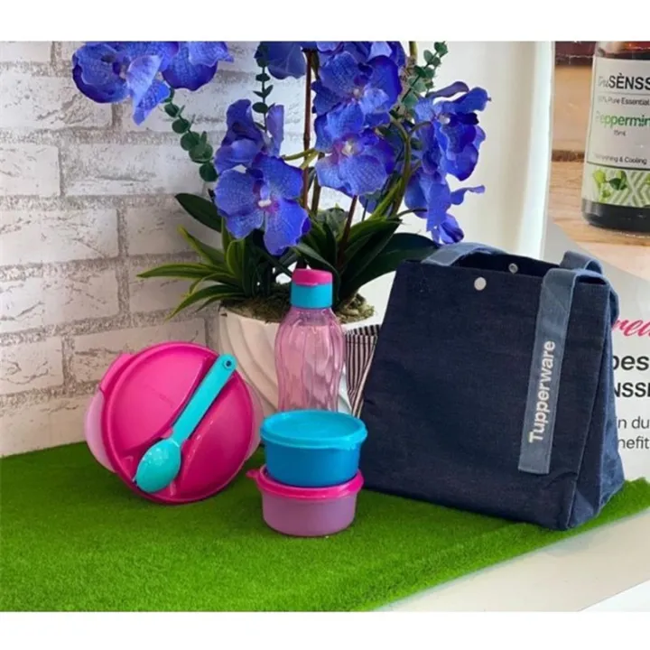 Tupperware Safe2go Set/Bento/Bekal Makanan/Lunch Box Set | Lazada