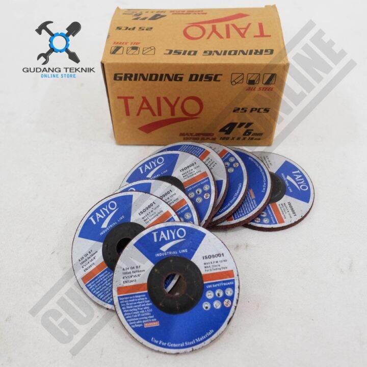 BATU GERINDA POLES TAIYO 4 INCH / BATU SLEP 4" 4INCH TAIYO | Lazada ...