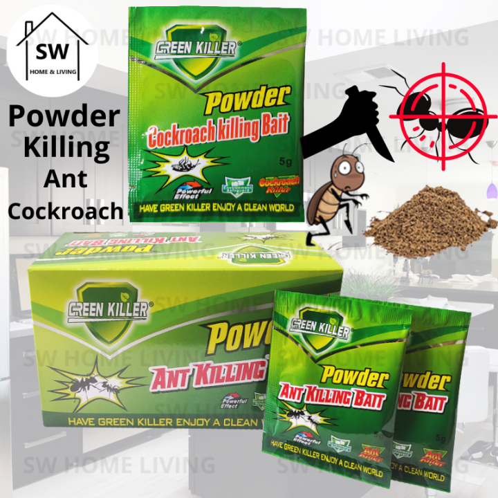 SW 5pack Powder Anti Ant Anti Cockroach Killng Bait Ubat Lipas Ubat ...