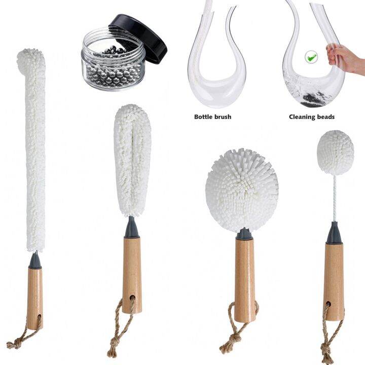 ♟ Bamboo Handle Soft Foam Wine Bottle Hookah Ironing Machine Whiskey ...
