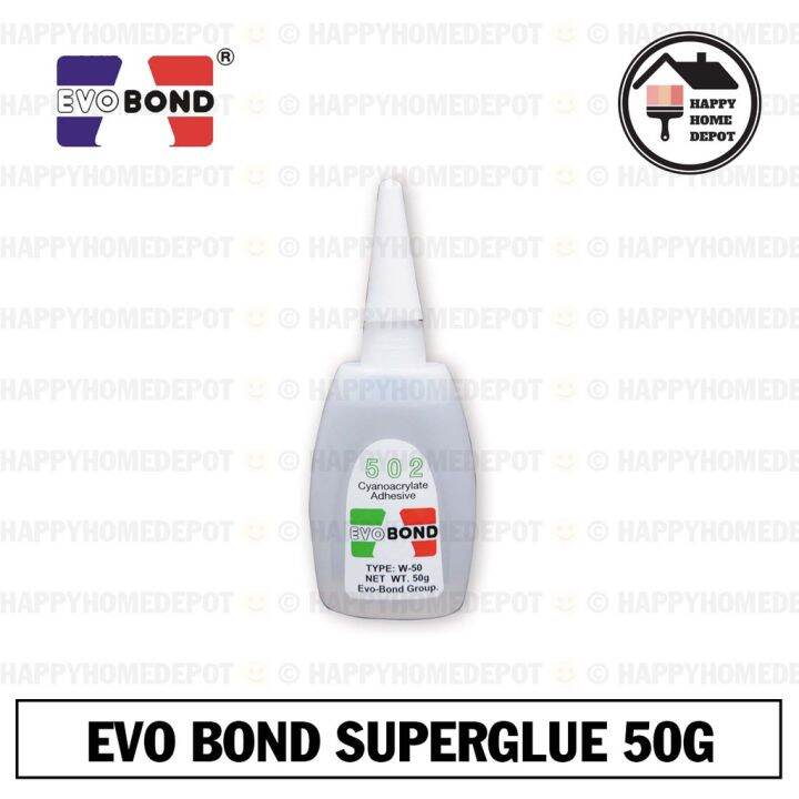 ♡EVO BOND SUPER GLUE 50G CYANOACRYLATE ADHESIVE SUPER GLUE 502 HEAVY DUTY SUPER GLUE | Lazada PH
