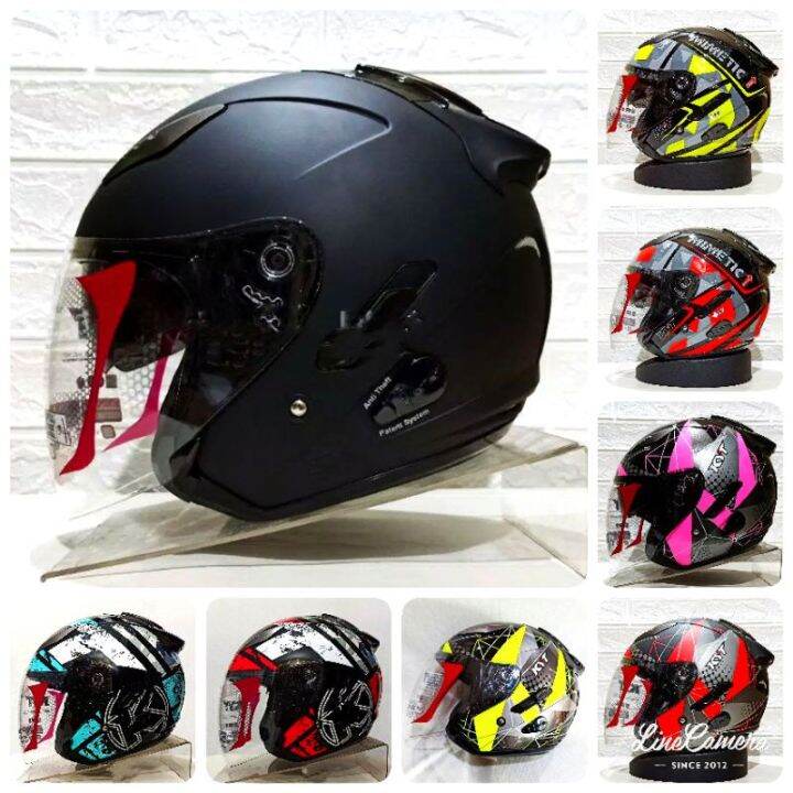 Helm Half Face Original KYT Galaxy Original | Helm Pria | Helm Murah ...