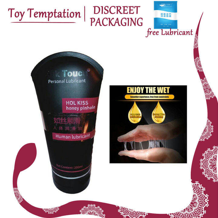 Toy Temptation 200ml Silk Touch Human Lubricant Hol Kiss Sex Lubricant ...
