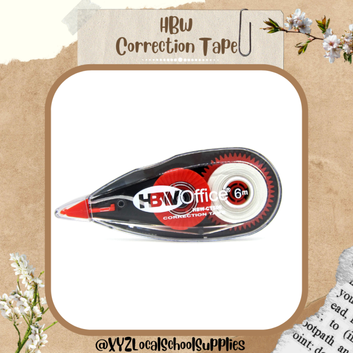 HBW Correction Tape (5mmx12mm) | Lazada PH