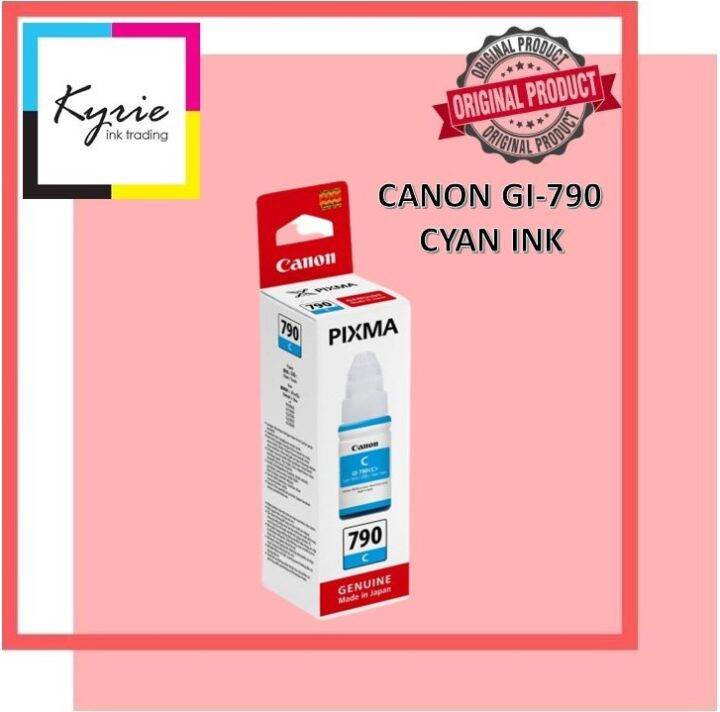 Canon Ink 790 Cyan Original Ink Bottle Gi-790 | Lazada PH