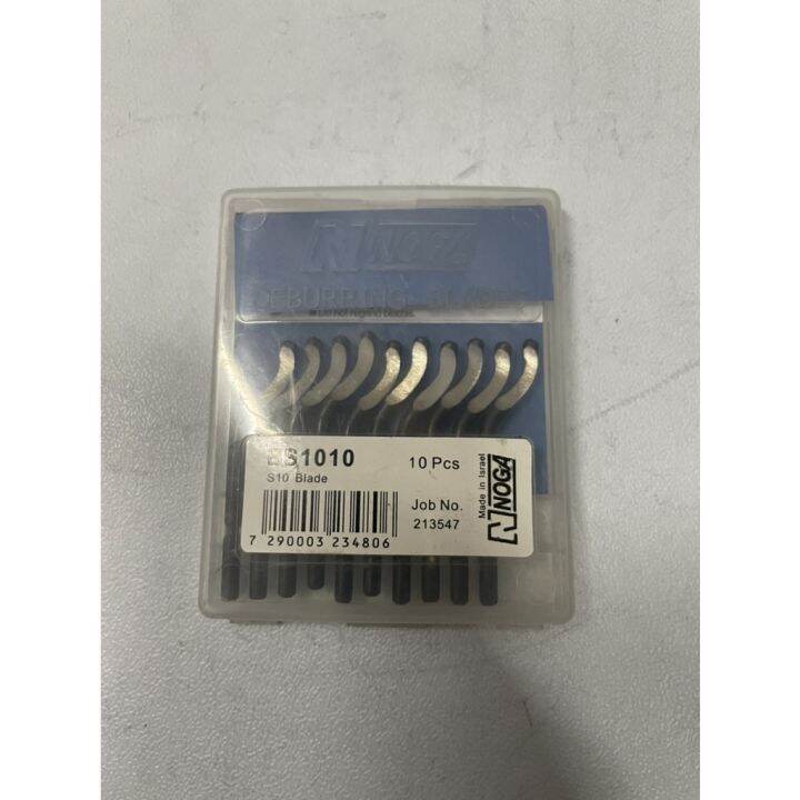 NOGA ใบมีดคว้านรู ลบคมรู NOGA BS1010 S10 Deburring Blades 10อัน/1ชุด | Lazada.co.th