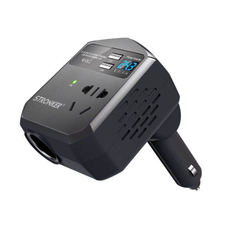 Car USB Power Inverter Charger 12V/24V To 220V Output Converter Adapter ...
