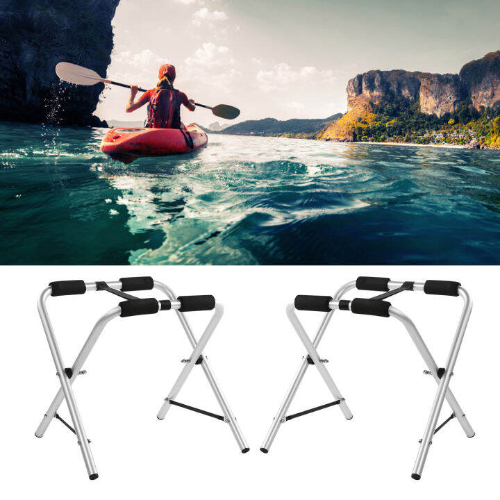 Kayak Place Bracket Aluminium Alloy Portable Canoe Rack Stand Fixing ...