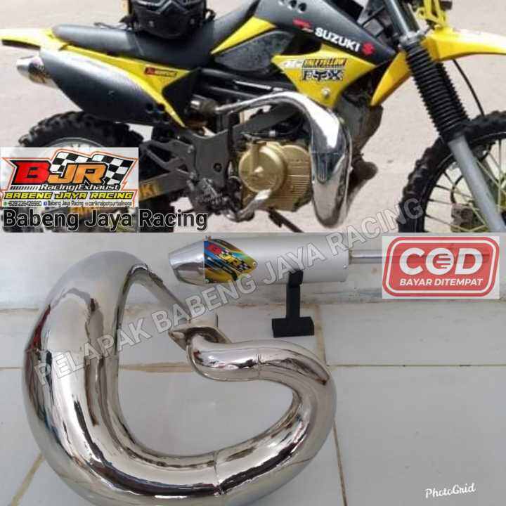 KNALPOT SUZUKI SATRIA 2 TAK HIU LUMBA UDANG TRAIL PNP ALL RANGKA CUSTOM ...