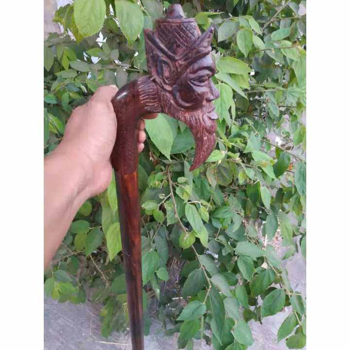 COD Tongkat jalan kayu galih asem ukir raja -TONGKAT KAYU UNTUK JALAN ...