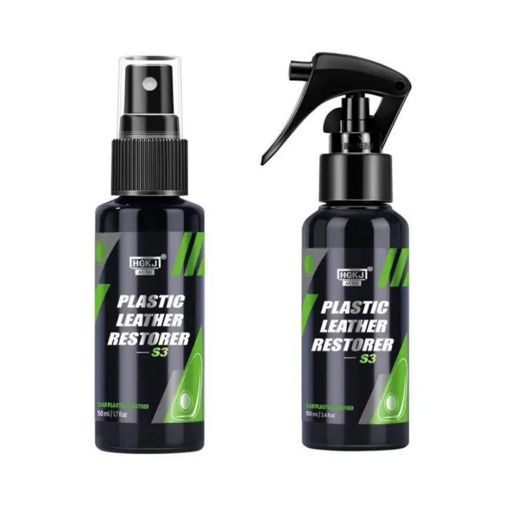 50/100ml Car Interior Leather Plastic Refurbishment Agent Spray Cleaner ...