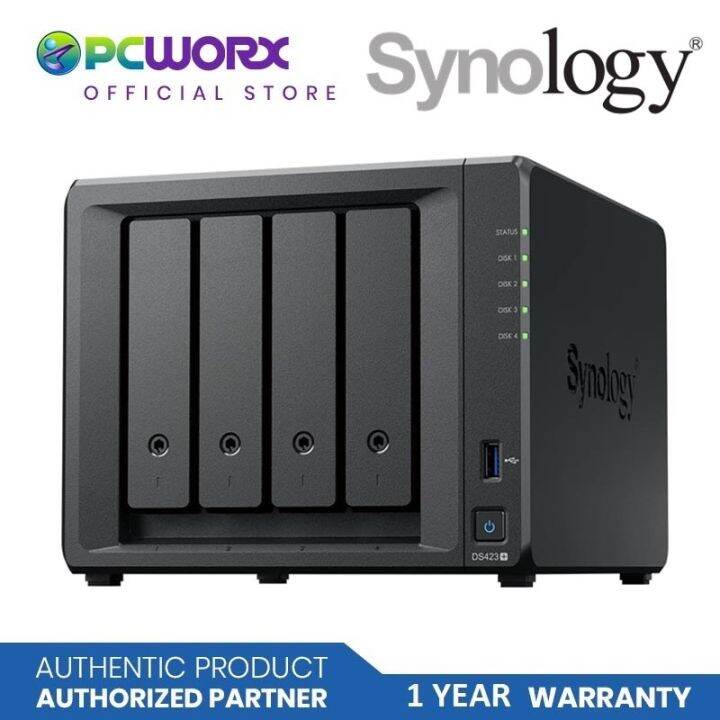 Synology DS423+ 2GB 4-Bay NAS | Synology NAS | 2-BAY NAS | Lazada PH