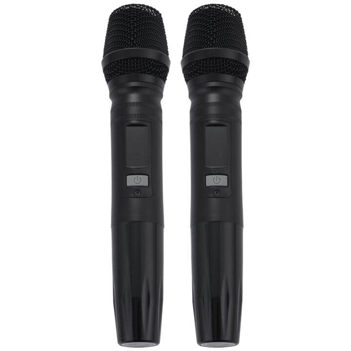 2Pcs/Set Ux2 Uhf Auto Wireless Dynamic Microphone System with Receiver ...