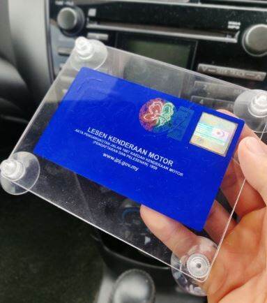 Plastic Road Tax Holder RFID Holder Car Puspakom 4X4 Lorry Van Holder ...