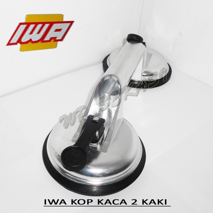 IWA 2 Kaki Kop Kaca Keramik Granit Alat Angkat Kaca Gagang Aluminium | Lazada Indonesia