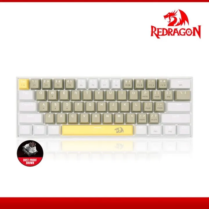 REDRAGON Fizz K617 RGB USB Mini Mechanical Gaming Keyboard Red Switch ...