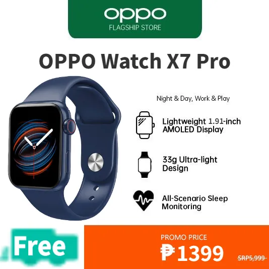 2022 [New] OPPO Smart Watch X7 Pro | 1.91 Inch AMOLED Display | 14 Days ...