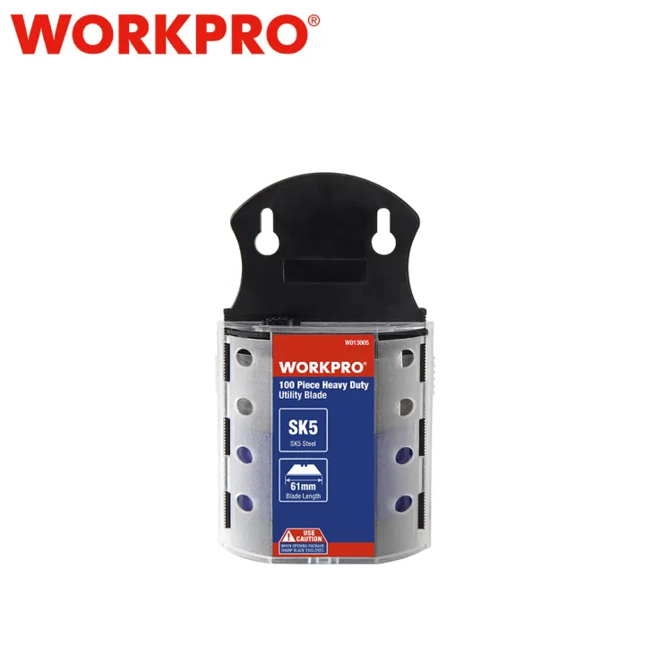 WORKPRO 100PC UTILITY KNIFE BLADES - W013005WE | Lazada PH