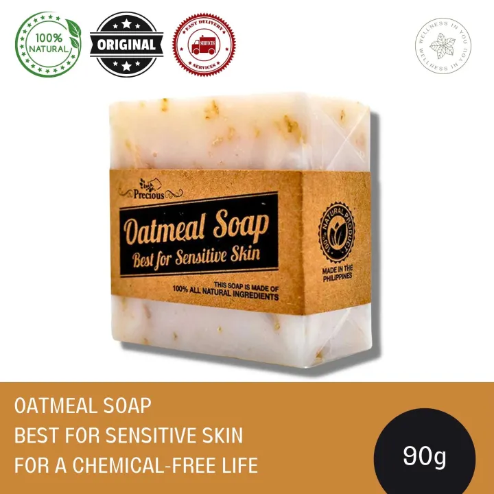 Organic Oatmeal Soap for Acne, Excess Oil and Dead Skin Cells Reduction ...