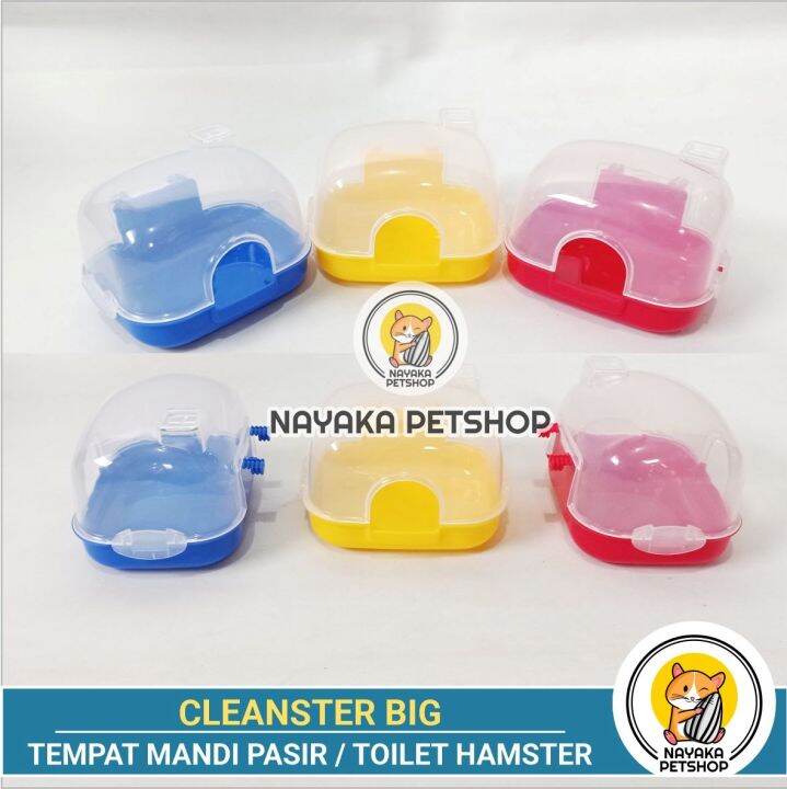 Cleanster Big Tempat Mandi Pasir Hamster Wadah Pasir Wangi Toilet Pasir Gumpal | Lazada Indonesia