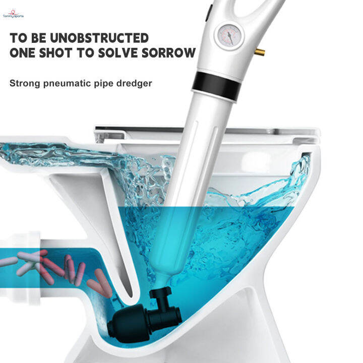 W-PIG W-PIG Air Toilet Pressure Plunger Powerful Drain Blaster ...