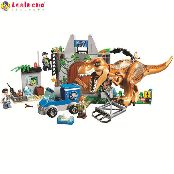 LEAL Lego Balok Susun Jurassic World Park Figur Dinosaurus Rakitan ...