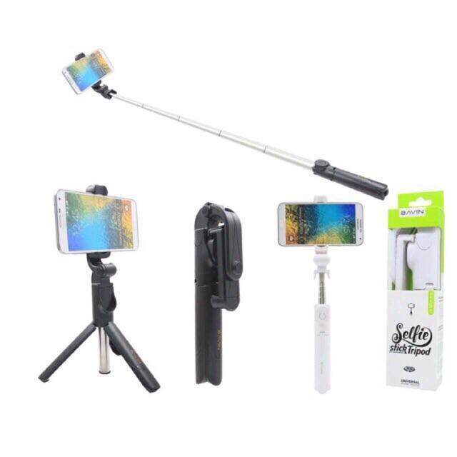 Original Bavin selfie stick tripod 360 monopod extend 67cm | Lazada PH