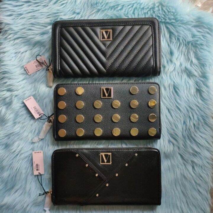 100 original VICTORIA'S SECRET V-QUILT WALLET | Lazada PH