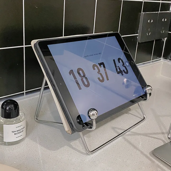 Ins Creative Wrought Iron Desktop Reading Rack Student Reading ...