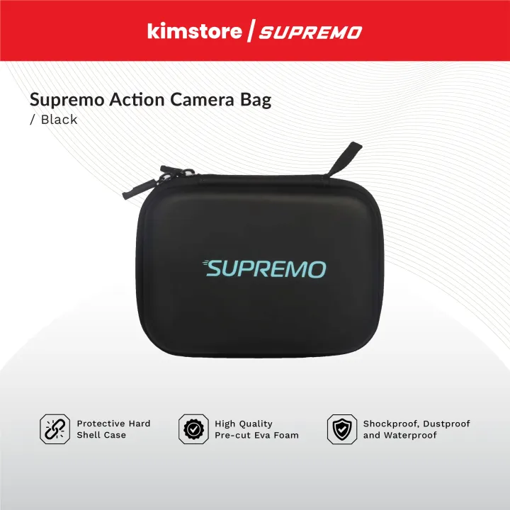 KIMSTORE Supremo Action Camera Bag Protective Hard Shell Case EVA Foam ...