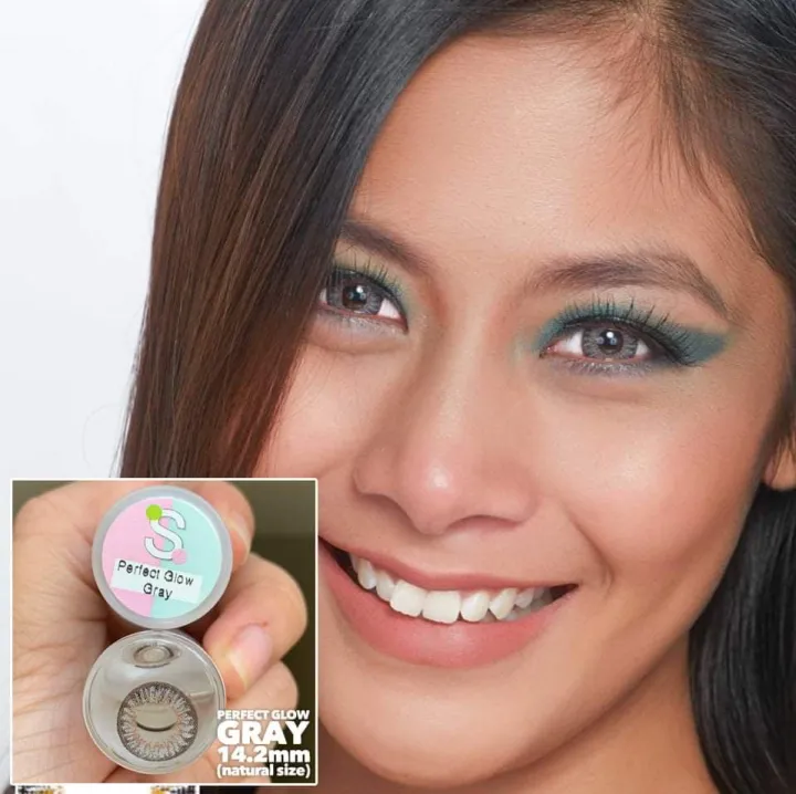 PERFECT GLOW GRAY CONTACT LENS 14.2MM | Lazada PH