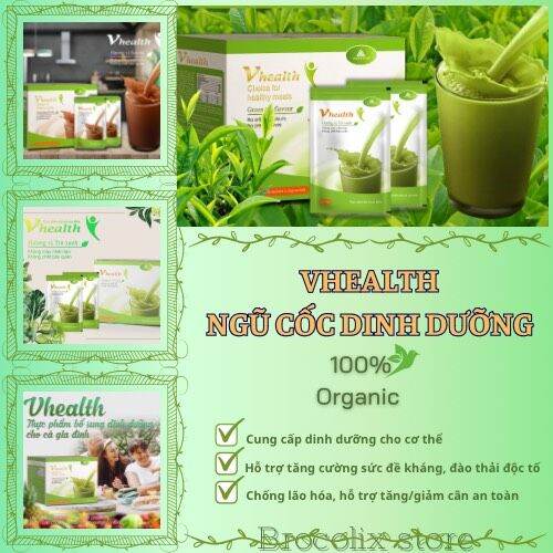 Ngũ Cốc Dinh Dưỡng Vhealth Hương Socola Giúp Cân Bằng Dinh Dưỡng ...