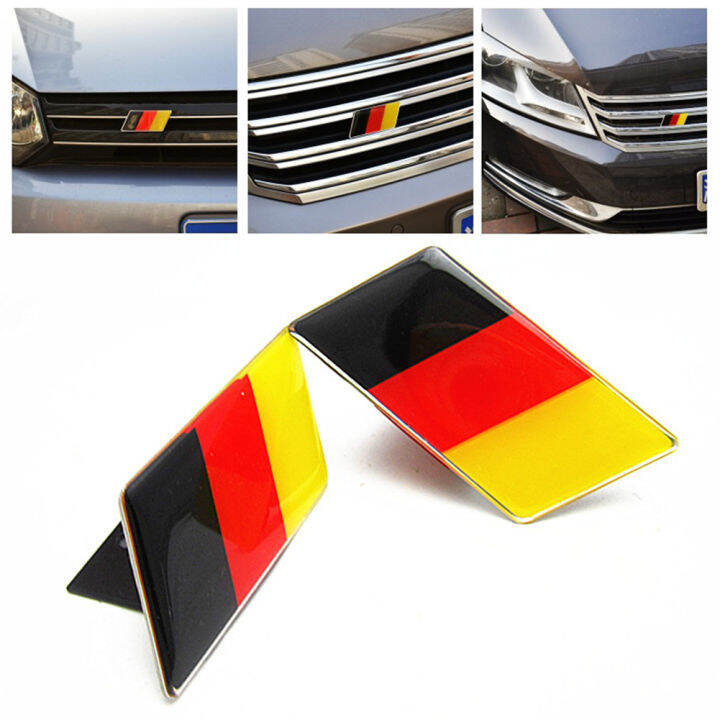 BC Flag Car Front Grille Emblem Badge for Volkswagen Scirocco GOLF 7 ...
