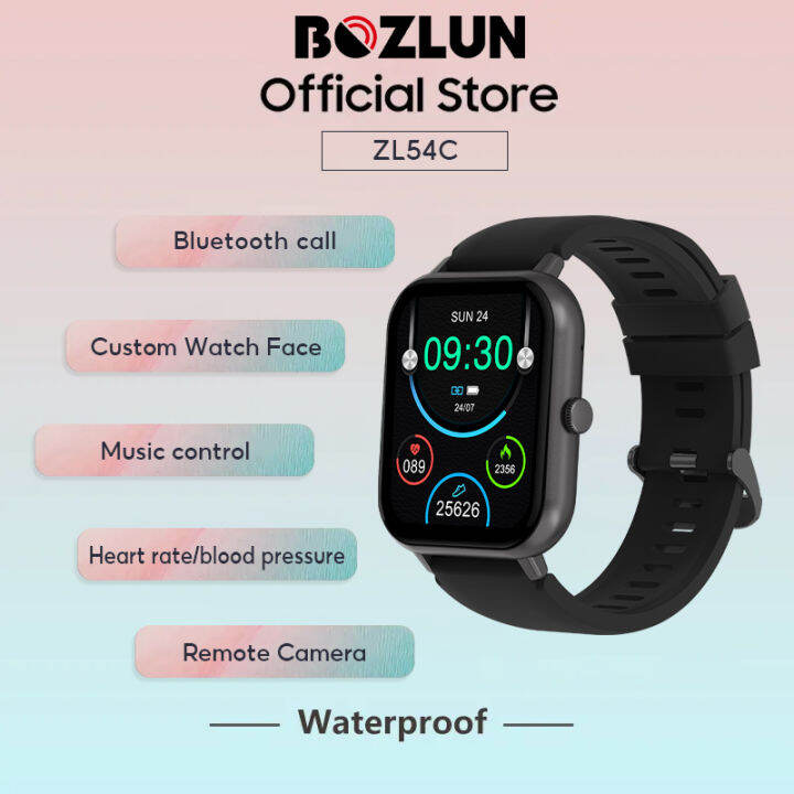 BOZLUN Smart Watch ใหม่ 1.83 นิ้ว TFT HD หน้าจอ AI เสียงผู้ช่วยบลูทู ธ พูดคุยสมาร์ทนาฬิกาสปอร์ต ...